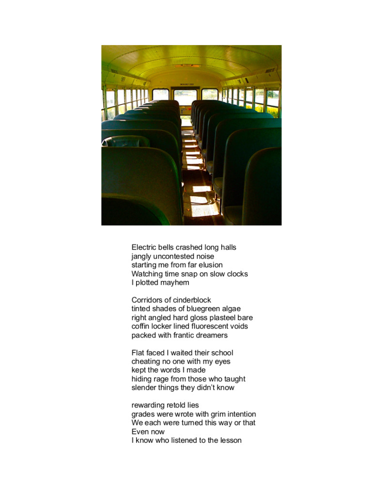 school bus - Max Fehr Poetry